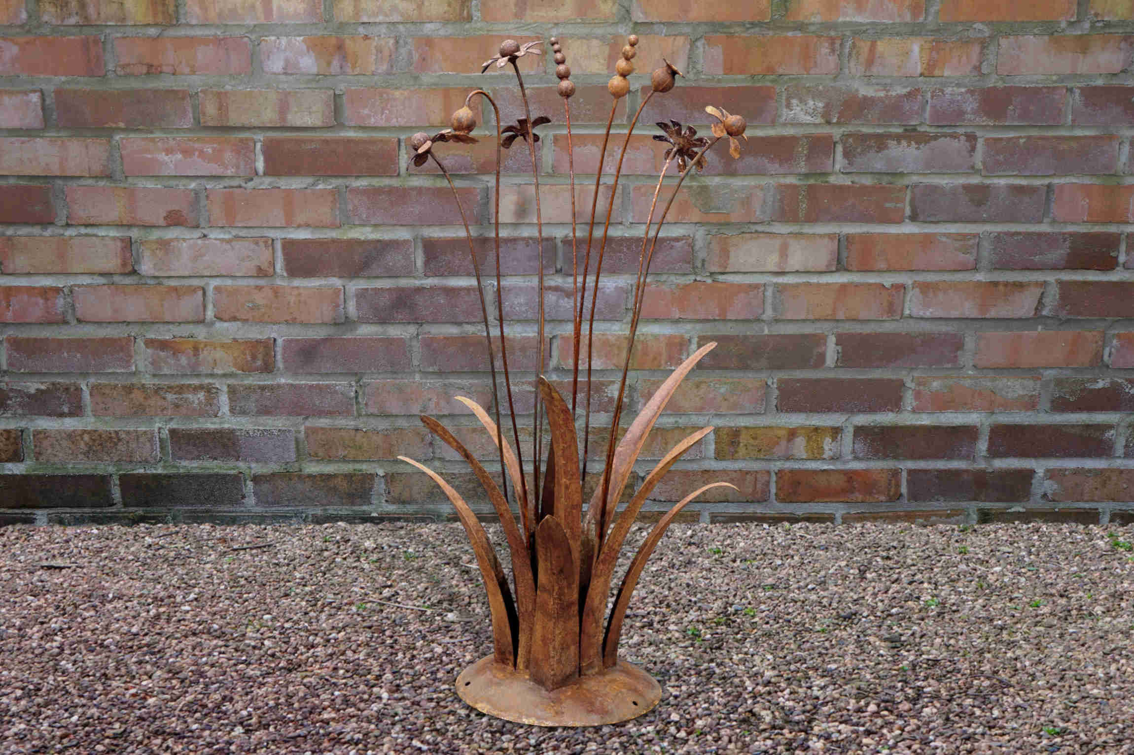 Rusty Metal Mixed Flowers in Tall Grass Garden Art Sculpture / - Etsy UK