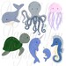 Ocean Animals Clipart Set - Etsy
