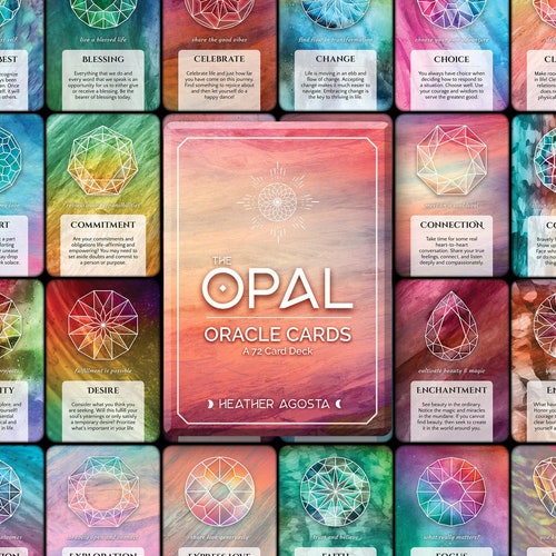 Opal Oracle Card Deck - Etsy