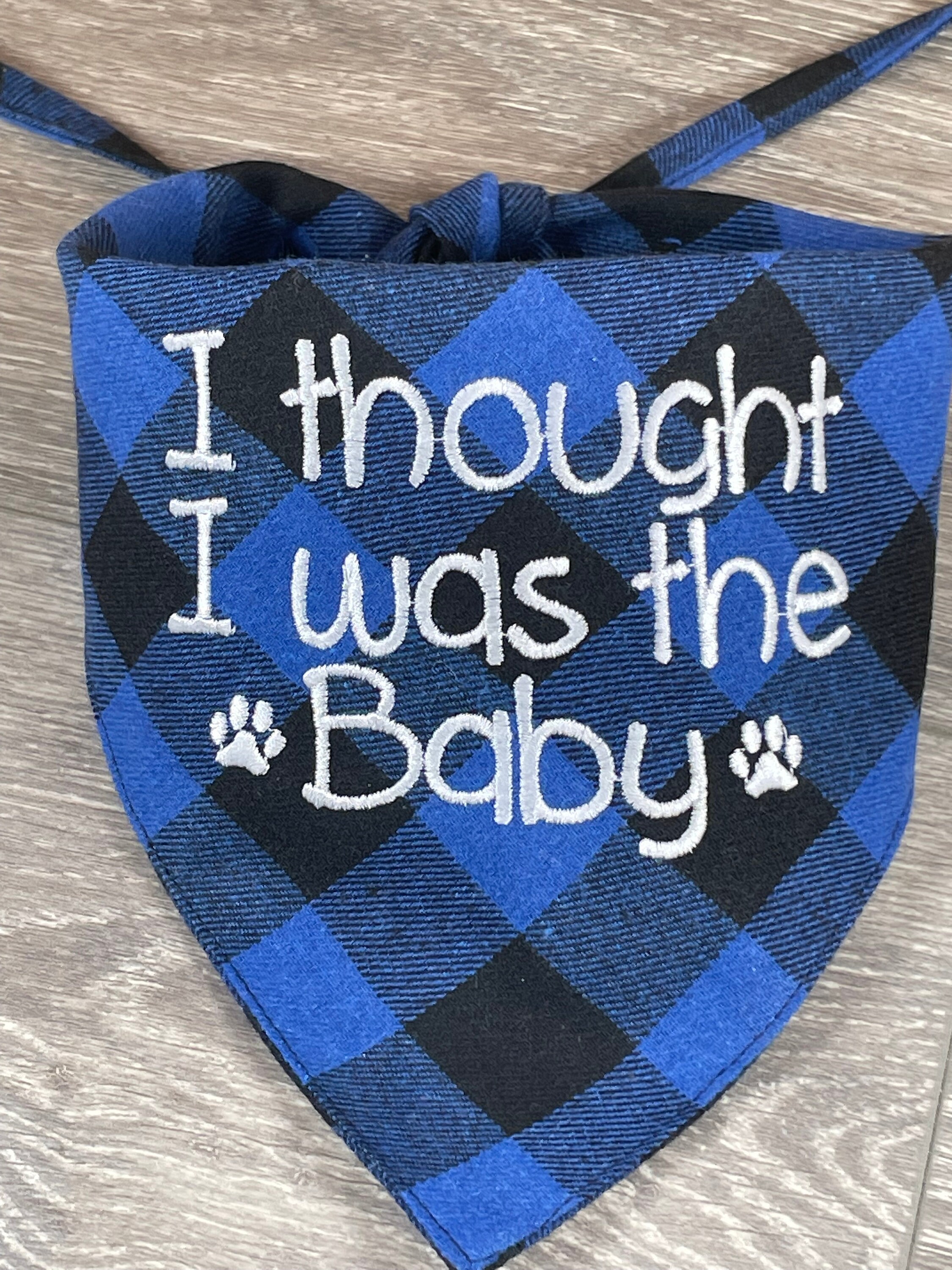 Custom Embroidered Dog Bandana: Big Brother/sister Announcement - Etsy