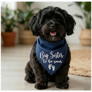 Personalized Dog Bandana: Custom Cotton Pet Scarf - Etsy