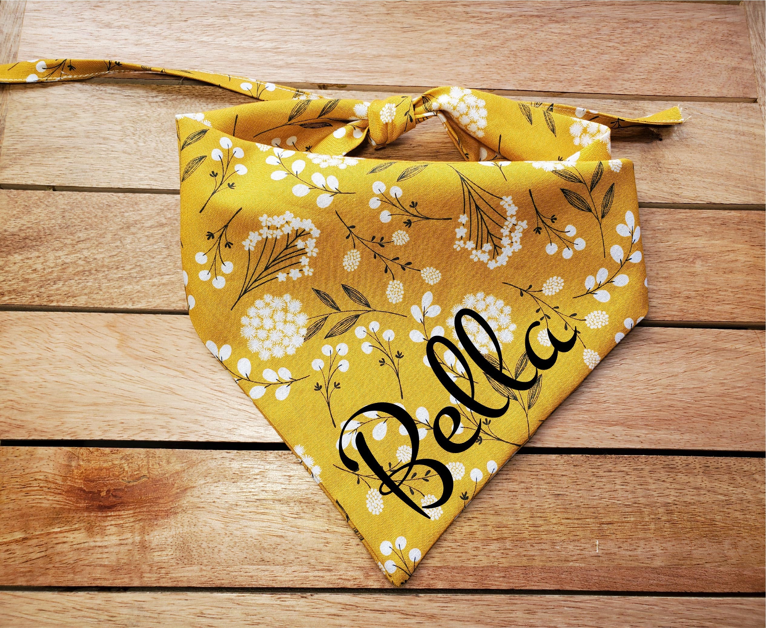 Yellow And Blue Bandanas