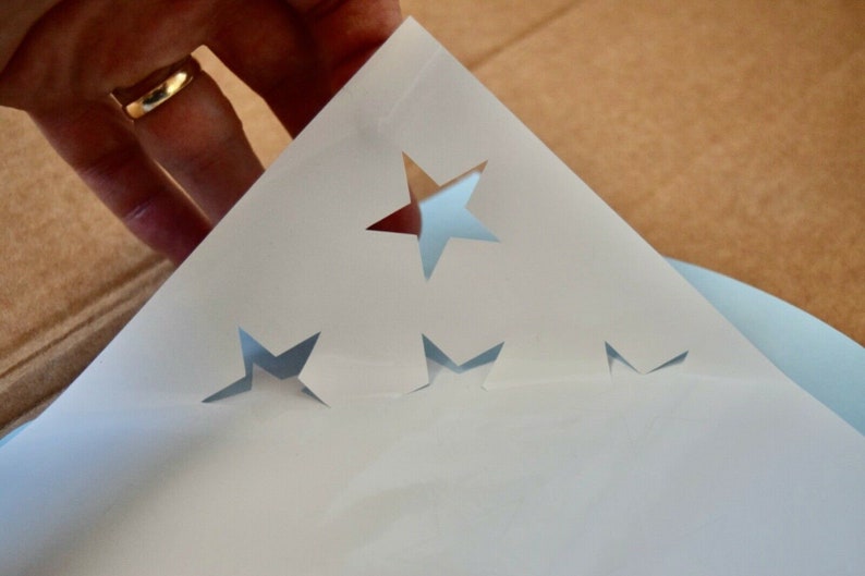 American Flag Vinyl Star Union stencil / Decal - Etsy