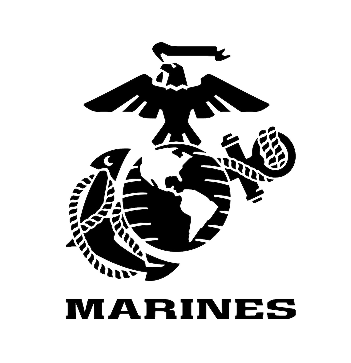 USMC Eagle Globe and Anchor (EGA) Vinyl Decal - Etsy