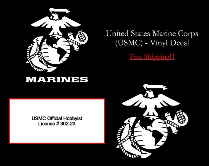 USMC Eagle Globe and Anchor (EGA) Vinyl Decal - Etsy