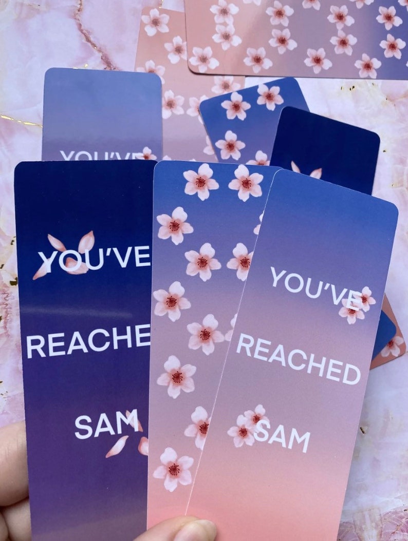 You've Reached Sam Laminated Bookmark Bookish Gifts - Etsy