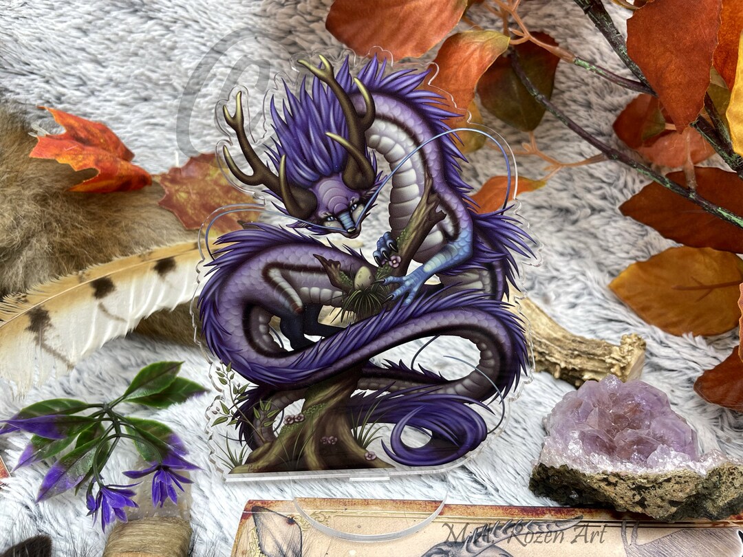 Acrylic Standee 15cm High Desk Decoration Scene Amethyst Ryû - Etsy