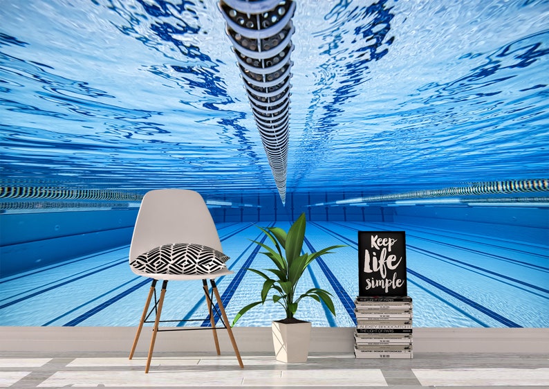 Swimming Pool Underwater View Wall Mural Photo Wallpaper UV - Etsy