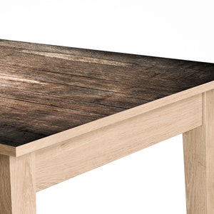 Dark Wood Texture Laminated Self Adhesive Vinyl Table Desk Art - Etsy UK
