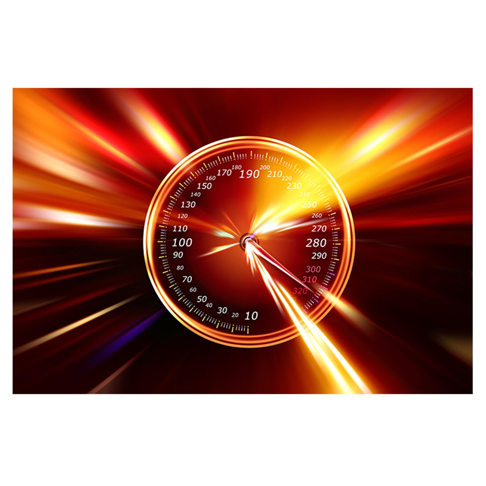 Wall Sticker Fast Car Speedometer Poster Self-adhesive Decal - Etsy