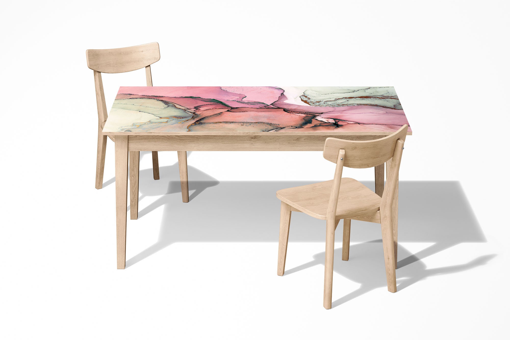 Abstract Ink Background Laminated Self Adhesive Vinyl Table - Etsy