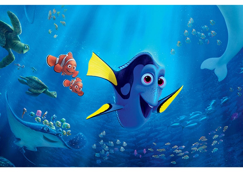 Finding Nemo Dory Kids Laminated Vinyl Cover Self-adhesive for | Etsy