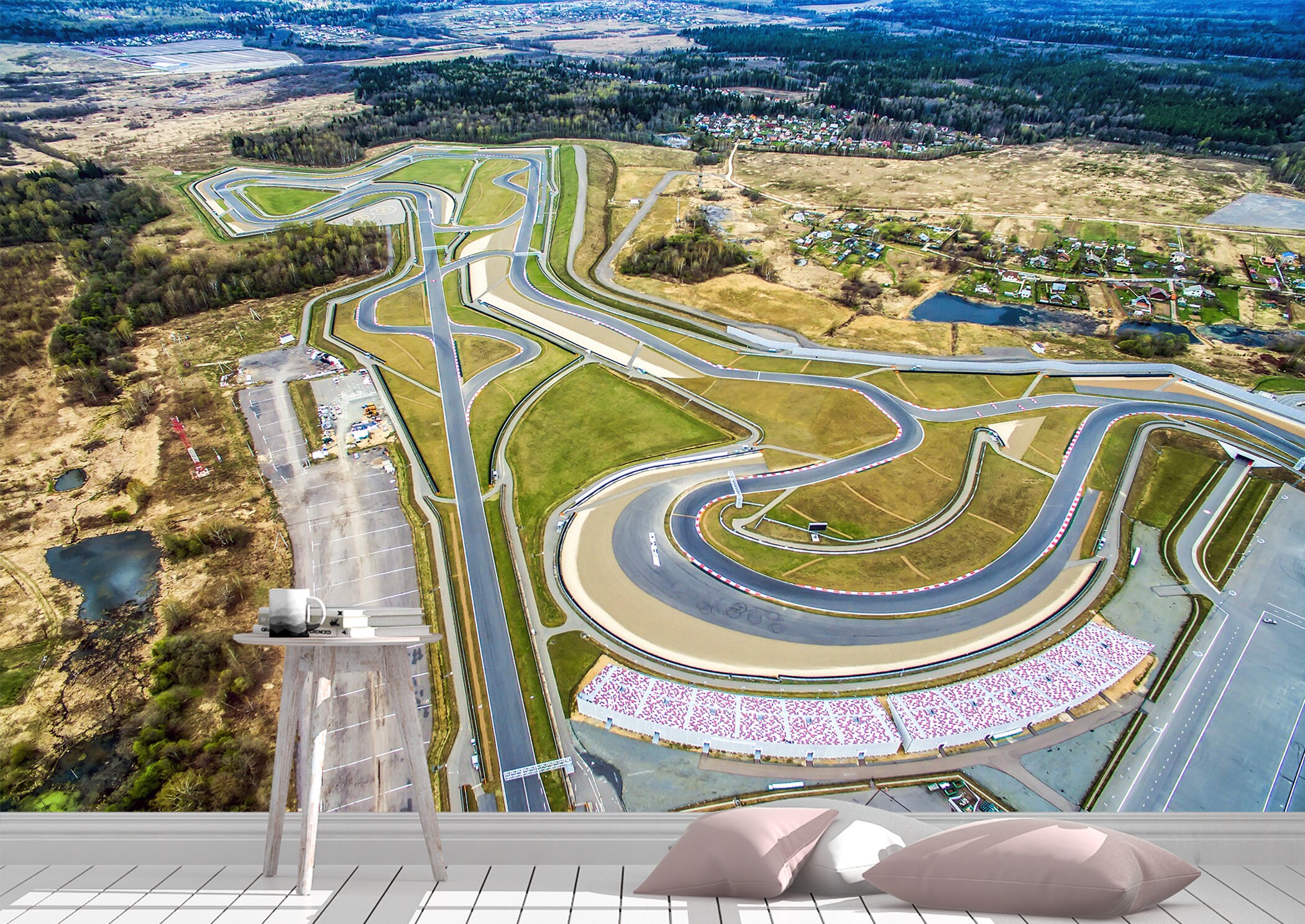 Sport Race Track Theme Wall Mural Photo Wallpaper UV Print - Etsy