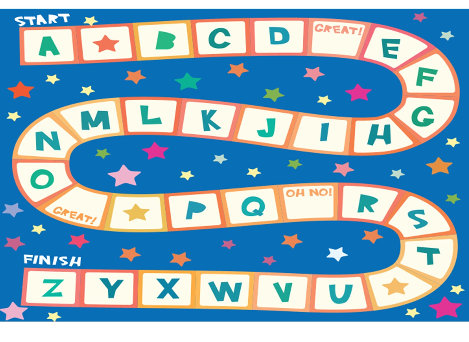 Alphabet Game for Kids Laminated Vinyl Cover Self-adhesive for - Etsy
