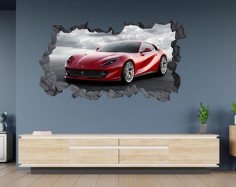 Ferrari 3d Sticker - Etsy