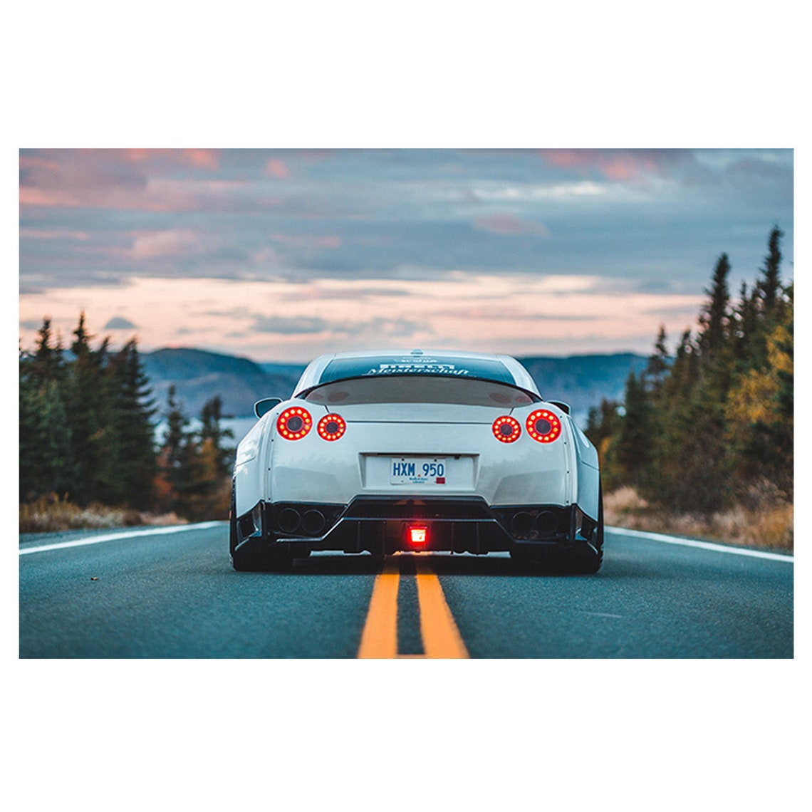 Wall Sticker Nissan Skyline GTR Super Car Poster Self Adhesive - Etsy