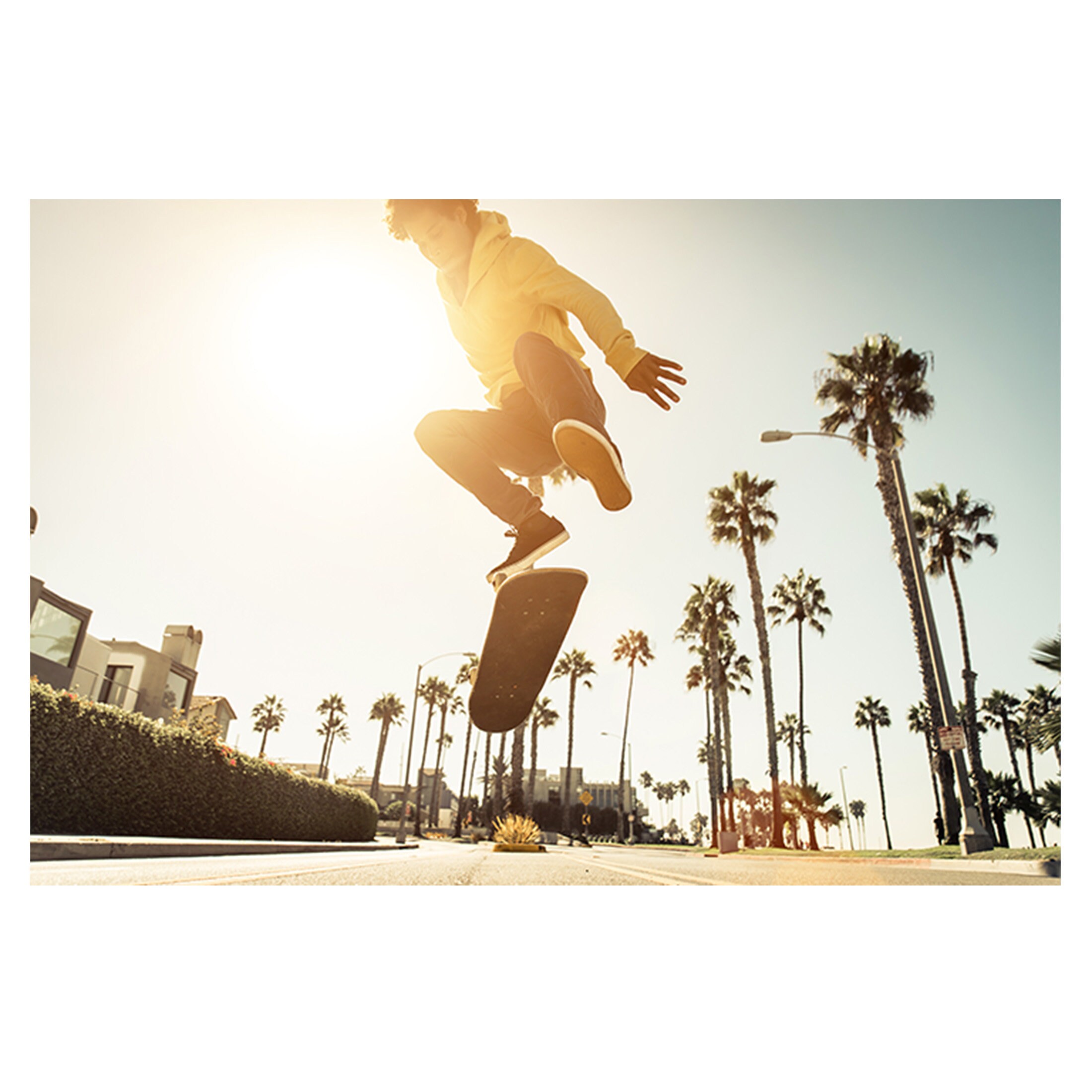 Wall Sticker Skateboard Kick Flip View Poster Self Adhesive - Etsy UK