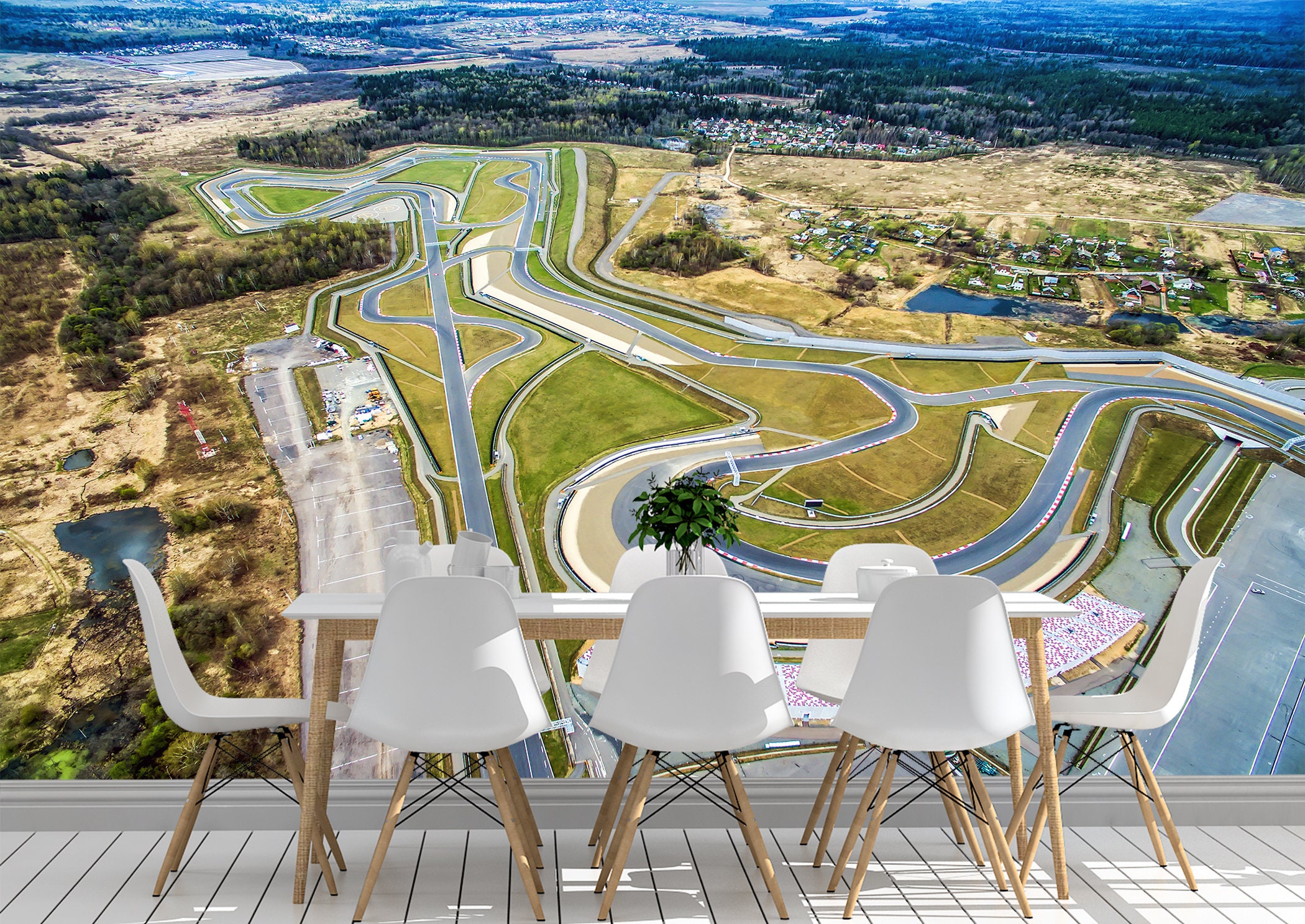 Sport Race Track Theme Wall Mural Photo Wallpaper UV Print - Etsy