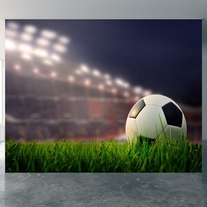 Football Splash Wall Mural, Peel and Stick Wallpaper, Self Adhesive ...
