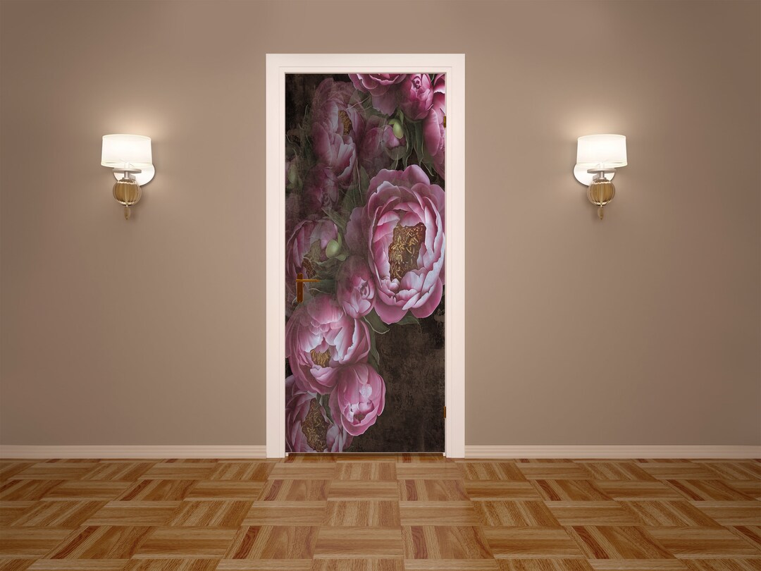 Door Decor Nature Door Murals Peel and Stick Vinyl Wrap Door Wrap Door ...