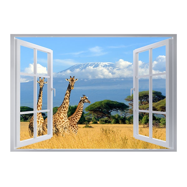Giraffe Wall Decals - Etsy UK