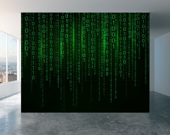 Matrix Wall Mural - Etsy