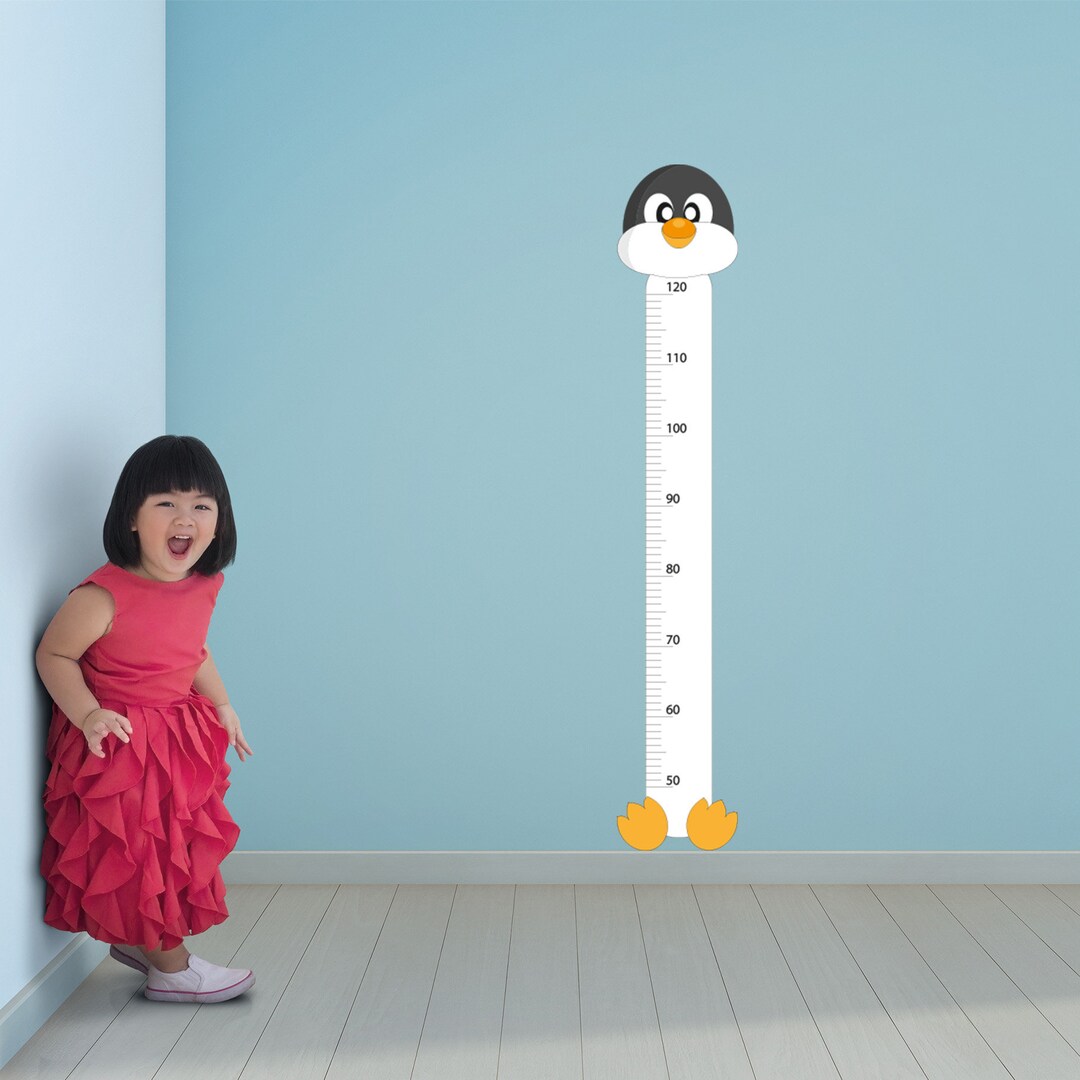 Wall Height Chart Peel and Stick Removable Wall Decal Nursery - Etsy UK