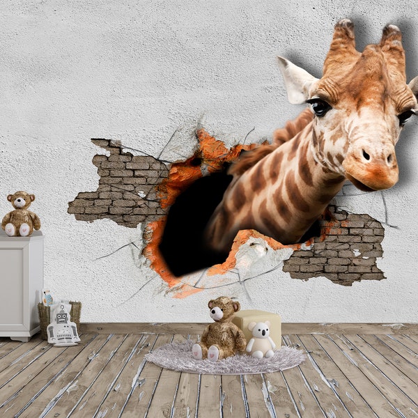 Giraffe Wallpaper - Etsy