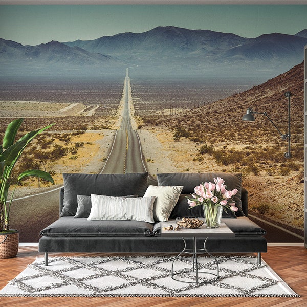 Route 66 Wall Mural - Etsy