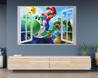 Super Mario Decal | Etsy