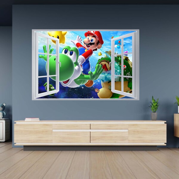 Super Mario Decal - Etsy