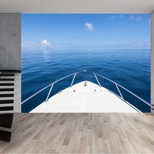 Front Ship Cruise Ocean Wallpaper Photo Wall Mural: UV Print Decal Wall ...