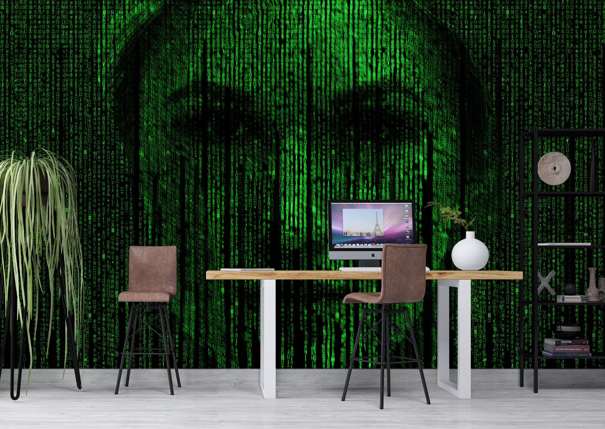 Matrix Trinity Cyber Code Wall Mural Photo Wallpaper UV Print | Etsy