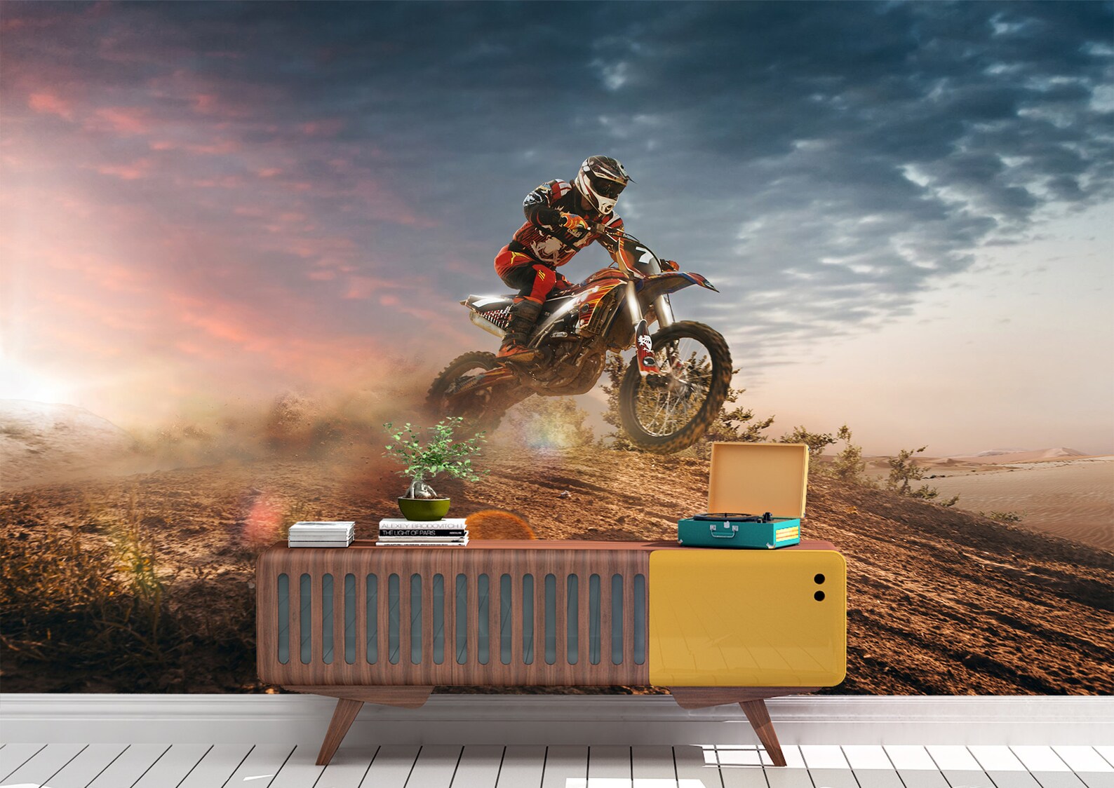 Motocross off Road Drive Wall Mural Photo Wallpaper UV Print - Etsy