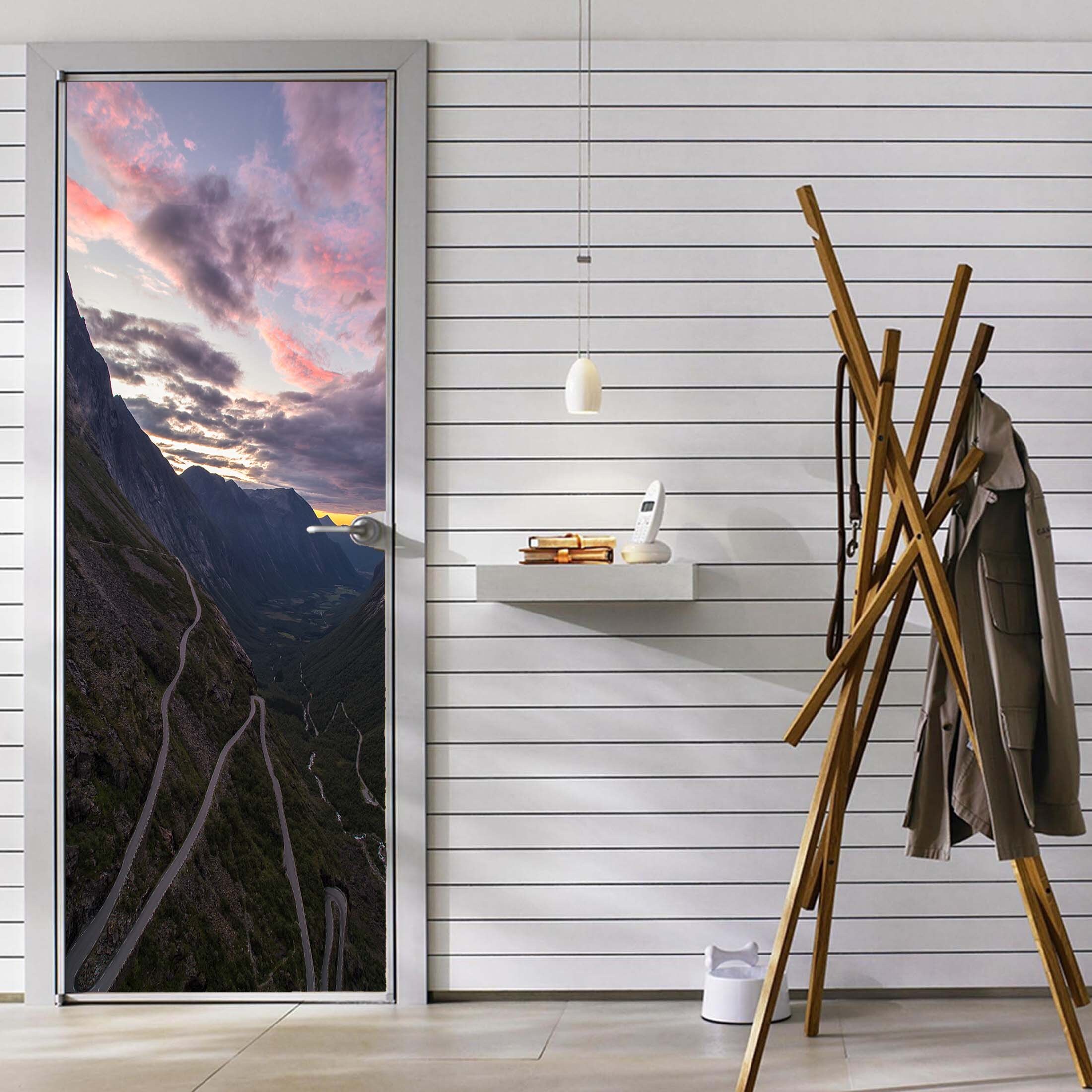 Front Door Landscape Door Wrap Front Door Decor Self - Etsy UK