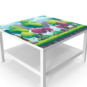 Cartoon Trees Table Sticker Self Adhesive Vinyl Waterproof Desk Vinyl ...