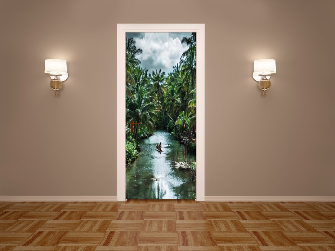 Nature Door Murals Peel and Stick Front Door Decor Door Decor Vinyl ...