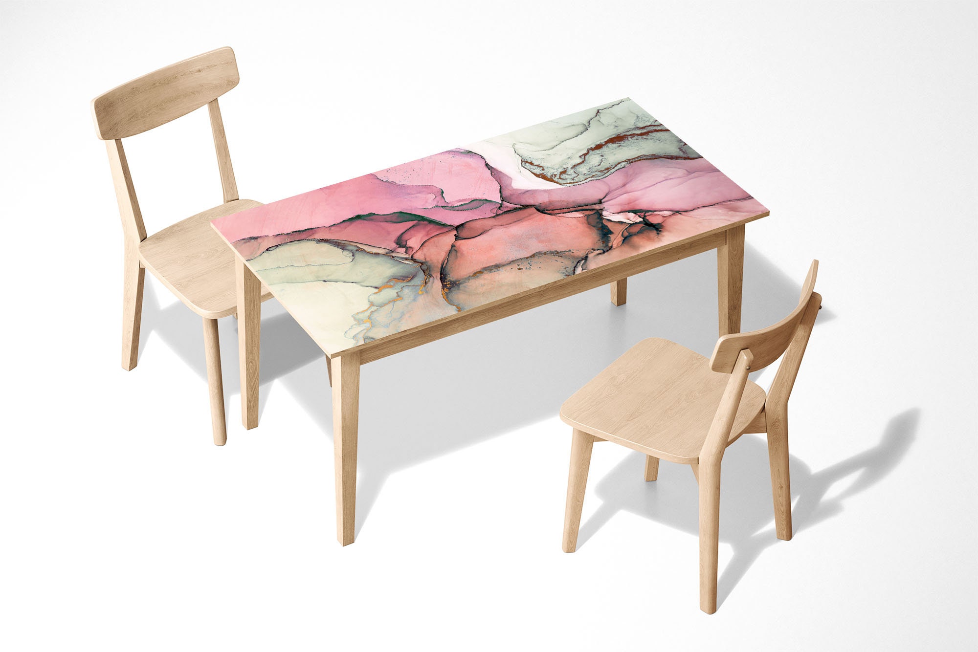 Abstract Ink Background Laminated Self Adhesive Vinyl Table - Etsy