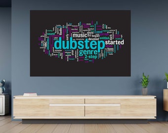 Dubstep Wall Decal - Etsy