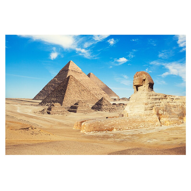 Wall Sticker Pyramid & Sphinx Theme Poster Self Adhesive Art - Etsy