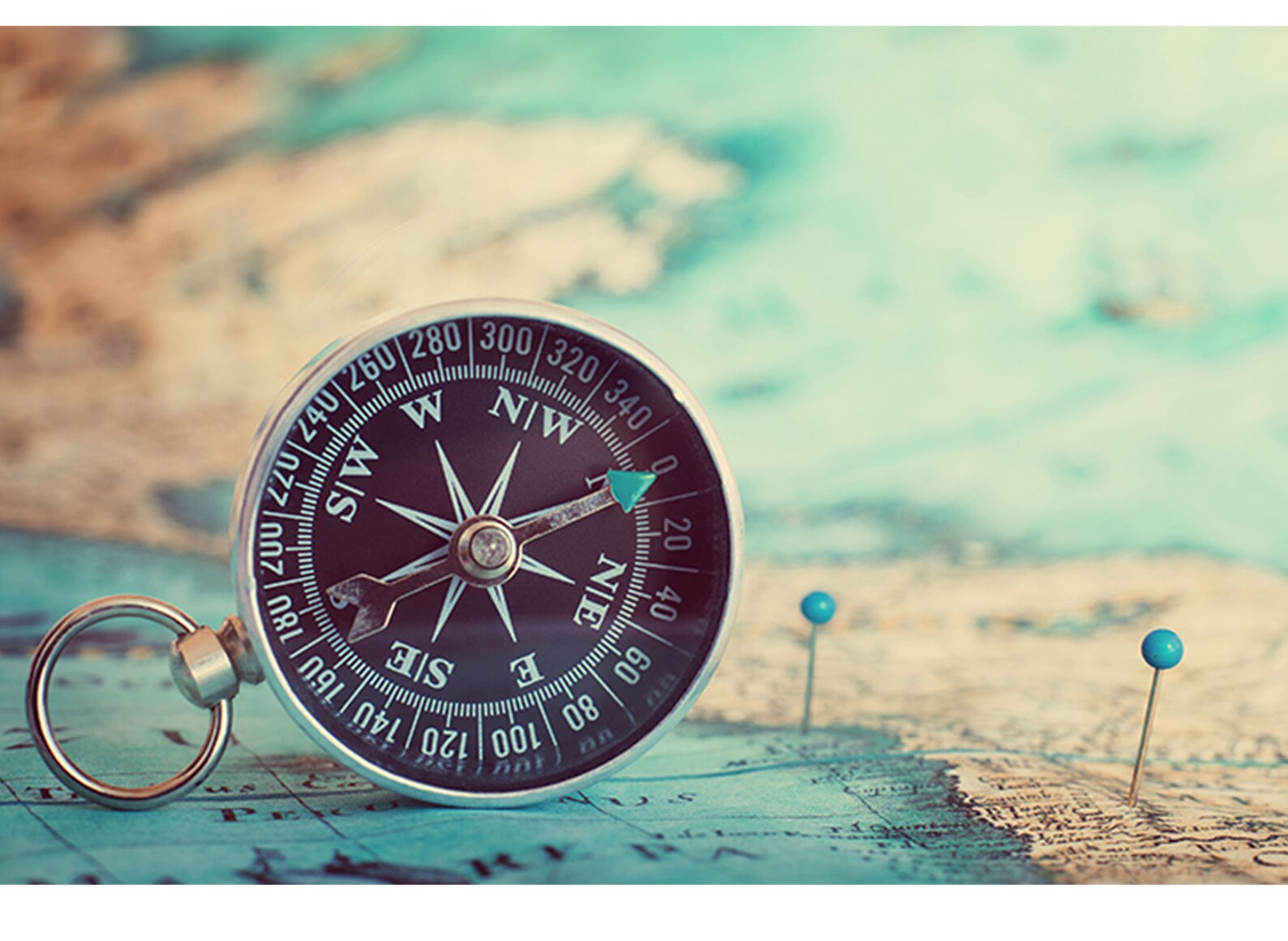 Compass Map Tailors Pin Laminated Vinyl Cover Self-adhesive | Etsy