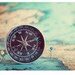 Compass Map Tailors Pin Laminated Vinyl Cover Self-adhesive - Etsy