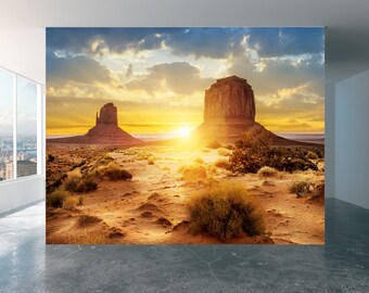Desert Mural Wallpaper - Etsy