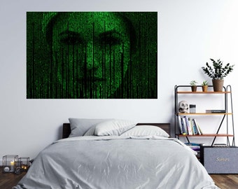 Matrix Wall Mural - Etsy