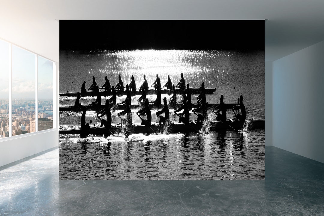 Rowing Competition Wall Mural Wallpaper Wall Art Peel & Stick Self ...