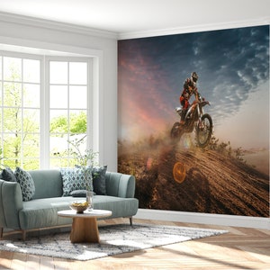 Fox Racing Motocross Wallpaper: Wall Decor for Office and Home ...