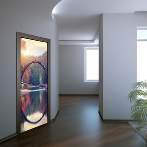 Nature Door Murals Peel and Stick Vinyl Wrap Door Wrap Door Sticker ...