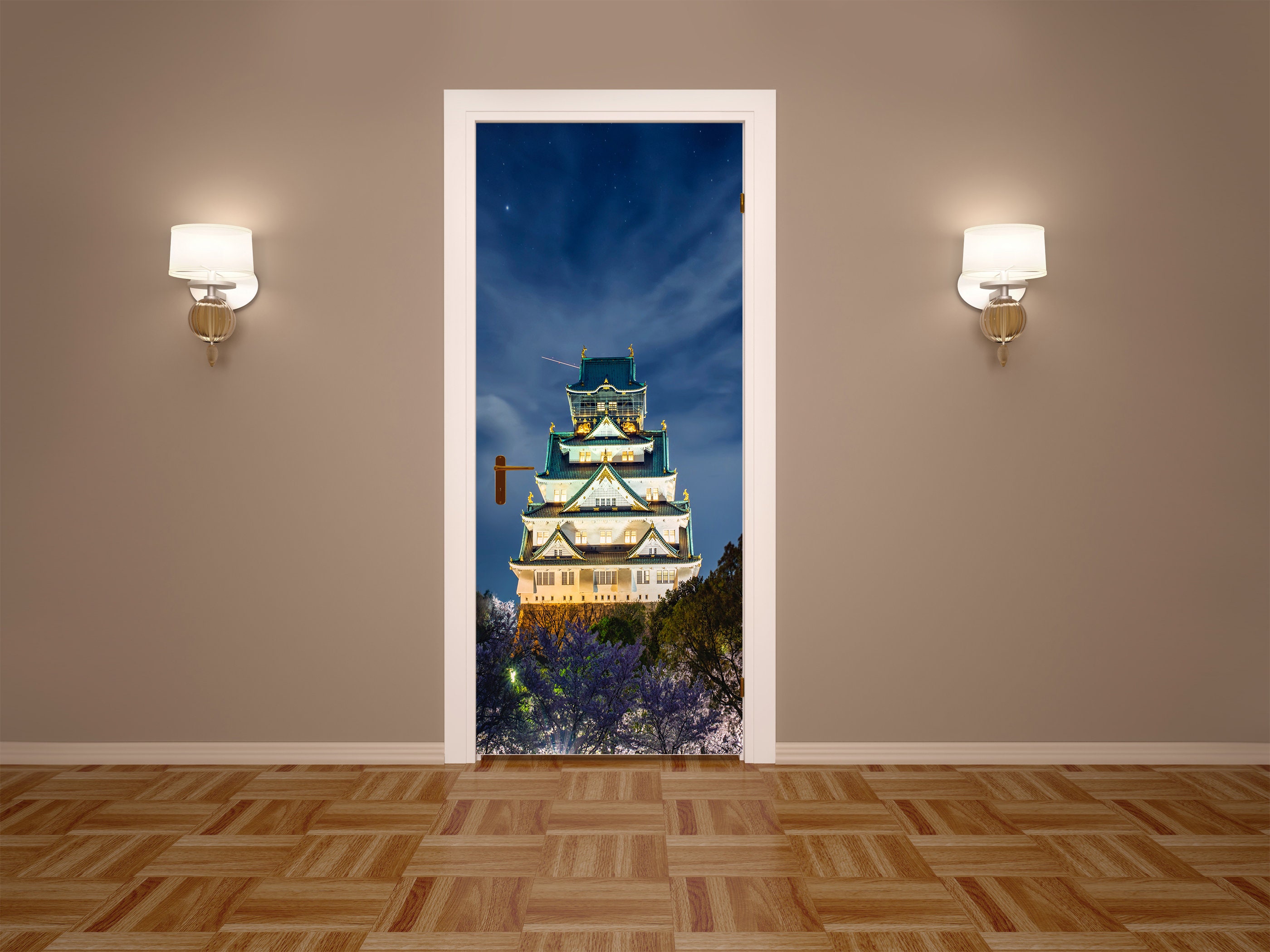 Nature Door Murals Peel and Stick Door Decor Vinyl Wrap Door - Etsy