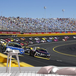 Nascar Race Theme View Wall Mural Photo Wallpaper UV Print Decal Art ...