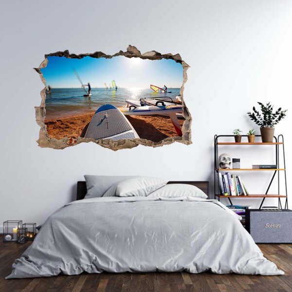 Windsurfing Decal - Etsy